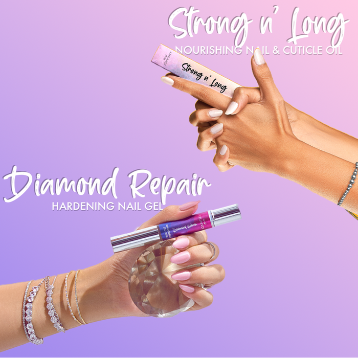 Super Nails Duo(Diamond Nail Gel+Strong'n'Long Nail oil) – Joviality-eg
